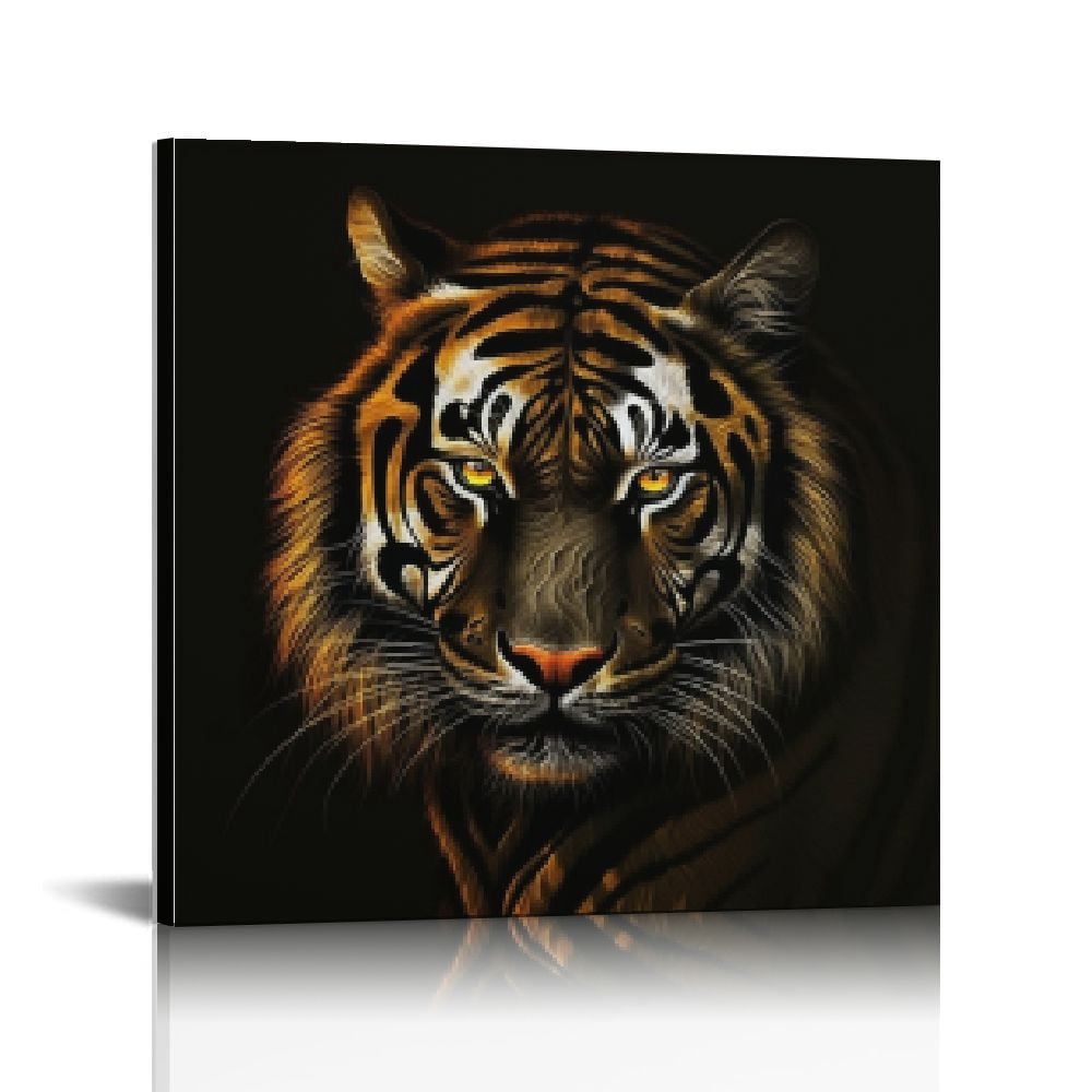 FLORID 16x16in Animal Poster Tiger Bull Picture Wall Art Printed 16x16 ...