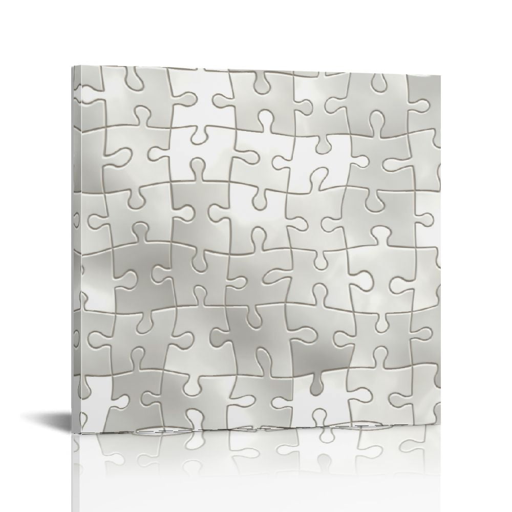 FLORID 16x16in Puzzle Paintings Print on Canvas Wall Art for Home Walls ...