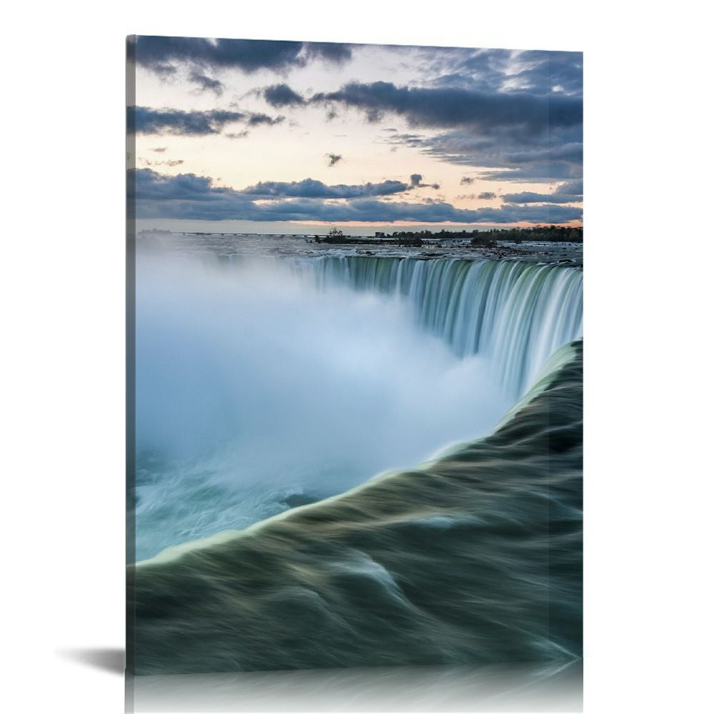 FLORID 16x20 in / 12x16 in Decorative Wall Art Waterfall Landscape ...