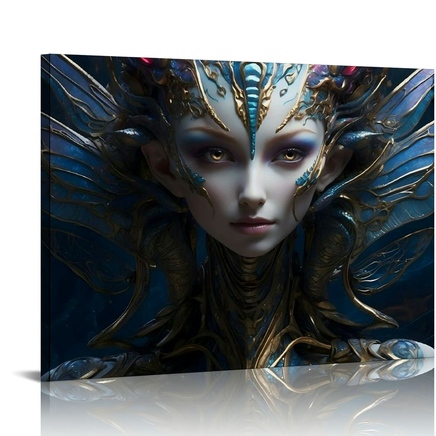 FLORID Alien Artwork Paintings Print on Canvas Wall Art for Home Walls ...