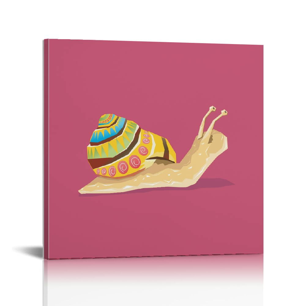 FLORID Animal Snail Wall Art Decor Canvas Print Picture Artwork for ...