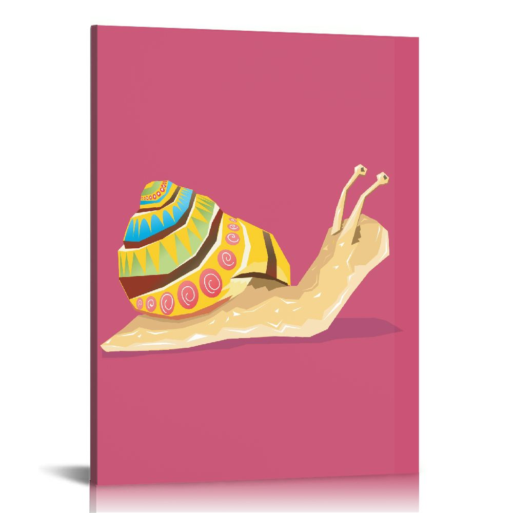 FLORID Animal Snail Wall Art Decor Canvas Print Picture Artwork for ...