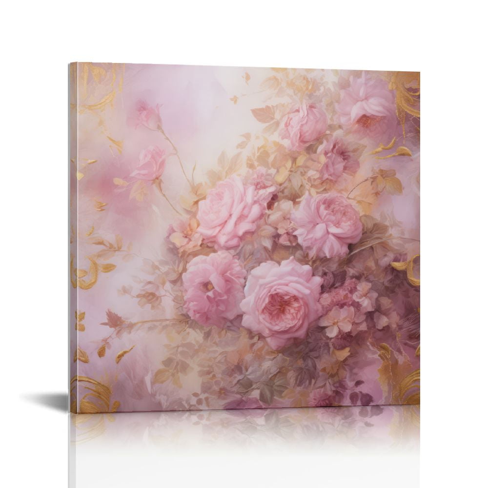 FLORID Canvas Wall Art Roses Oil Painting for Living Room, Banksy Style ...