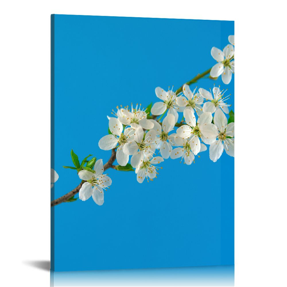 FLORID Canvas Wall Art Sakura Graffiti Cow Wall Art For Living Room ...