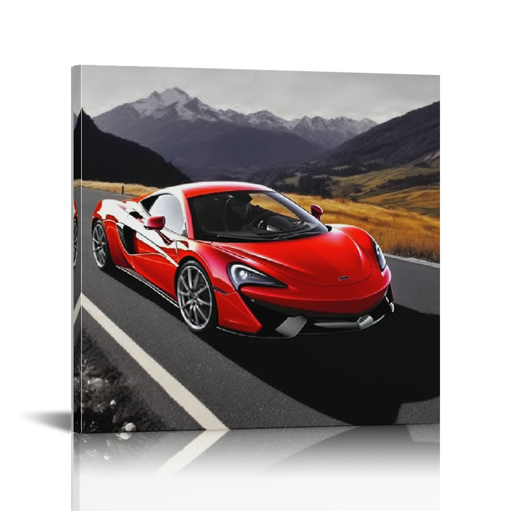 FLORID Car Pictures Posters Black and White Wall Decor Art for Teen ...