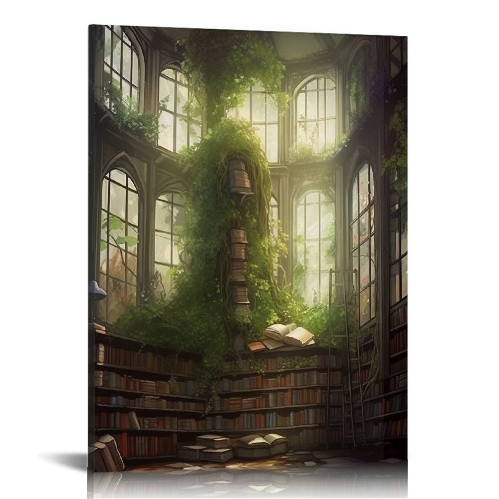 FLORID Dark Academia Prints Vintage Gothic Canvas Wall Art Gothic ...