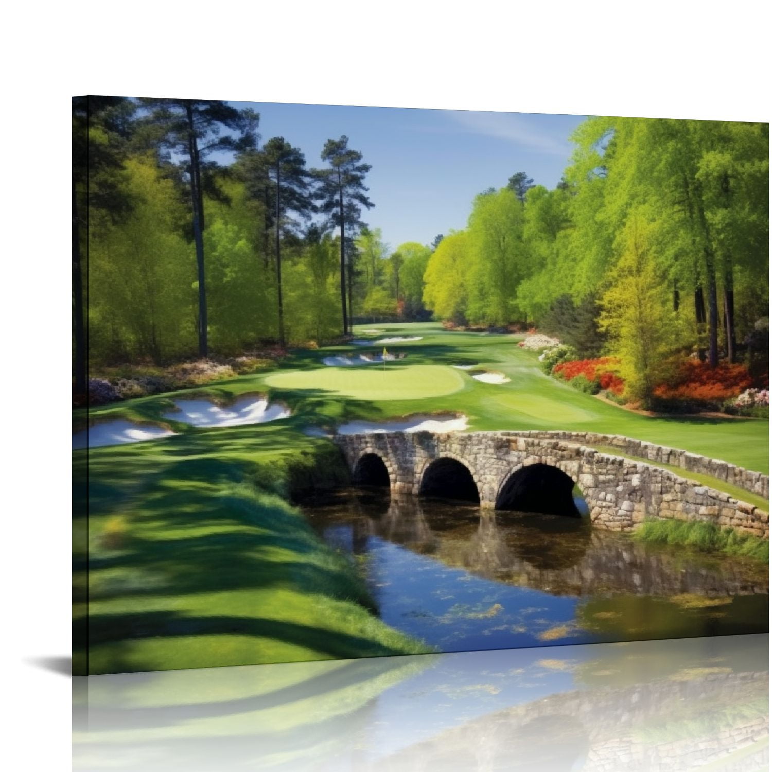 FLORID Golf Landscape Artwork Canvas Painting for Living Room Wall Art ...
