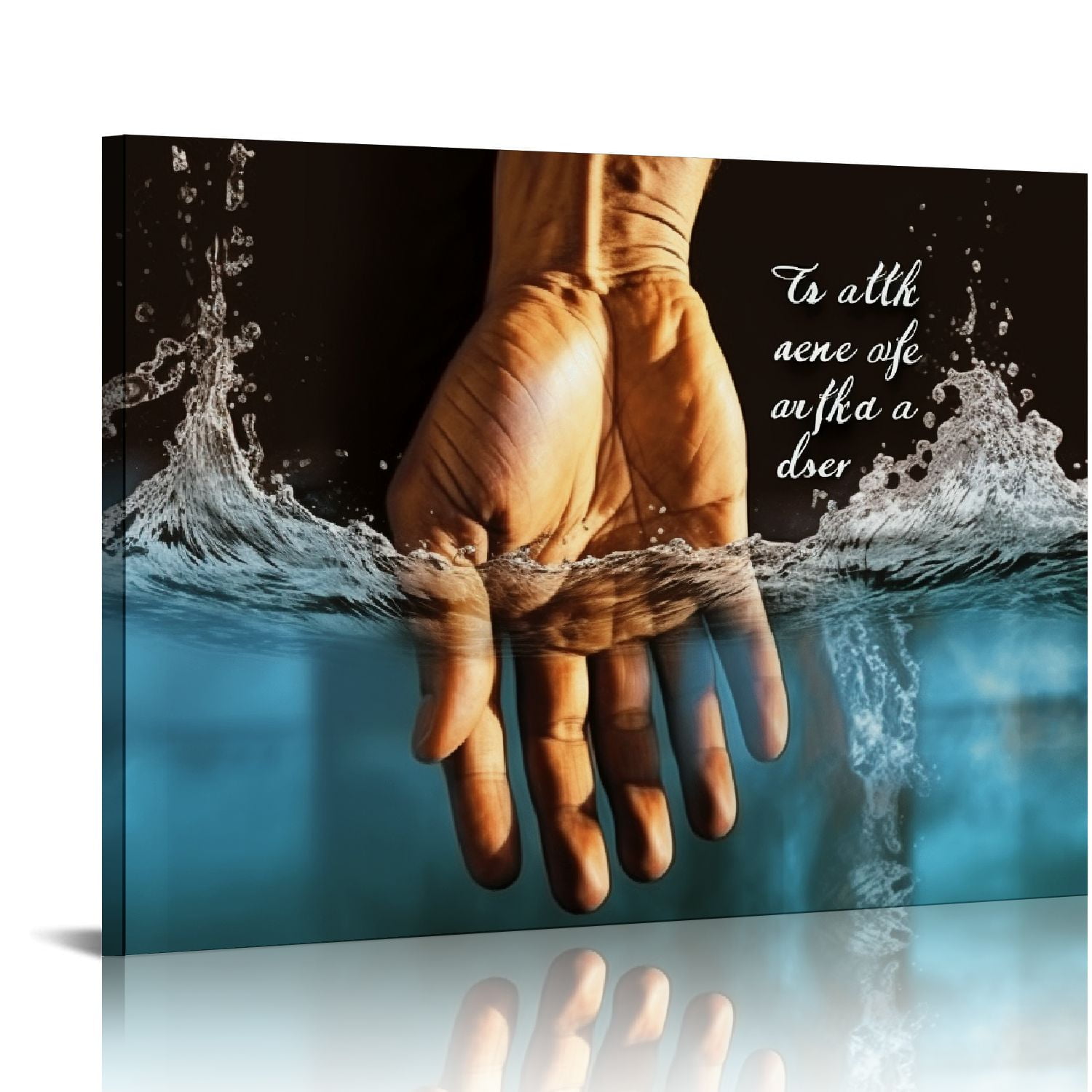 FLORID Jesus Wall Art Christian Canvas Wall Decor Hand Of God Religious ...