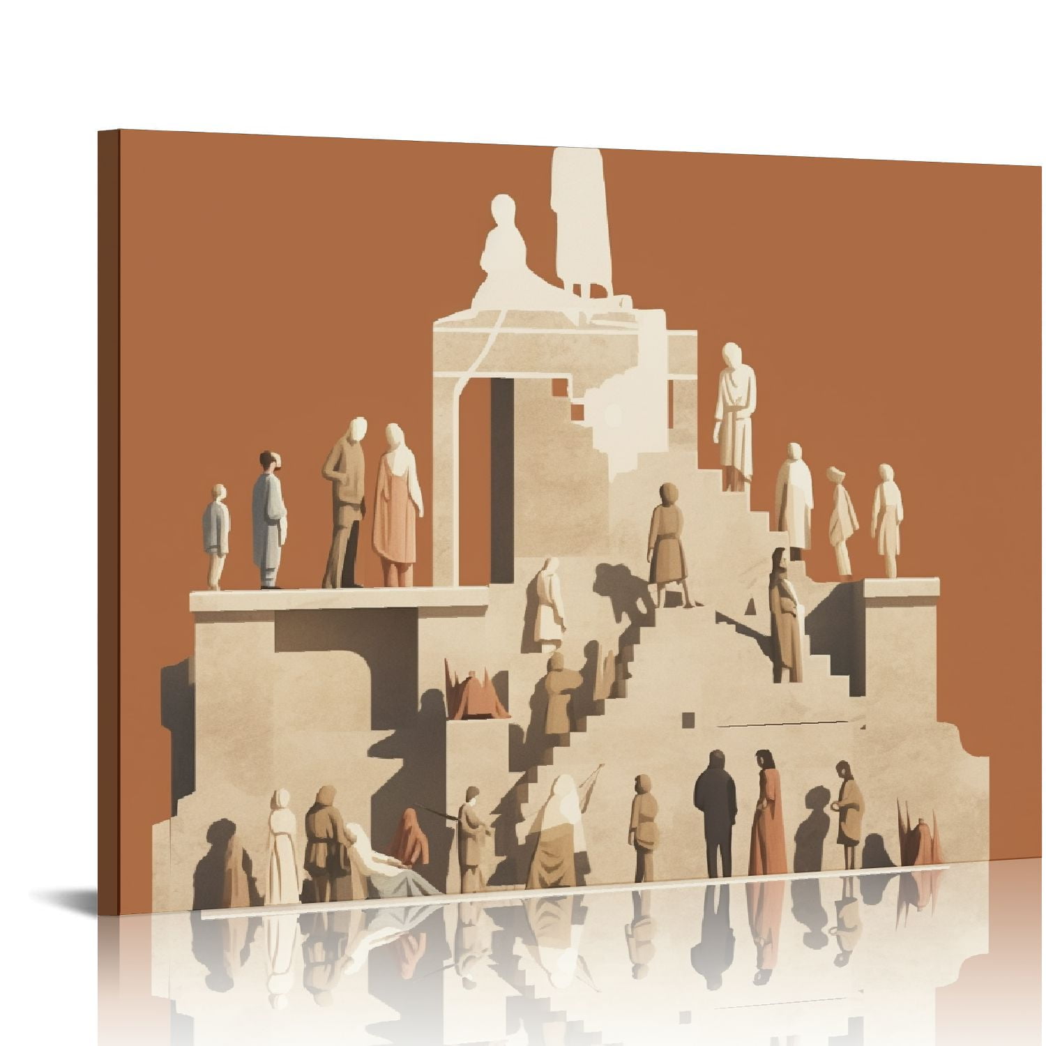 FLORID Jesus Woman Healed Poster Scripture Fringe of Jesus Garment ...