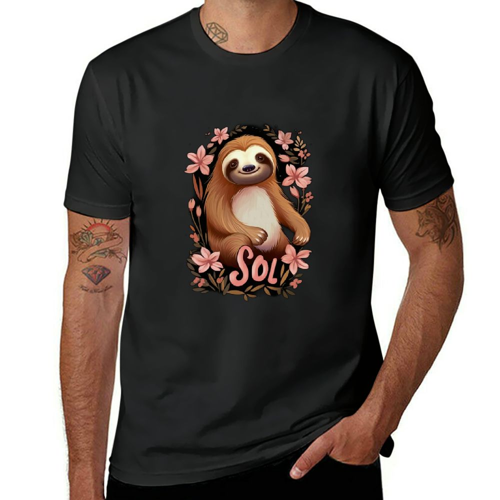 FLORID Just A Girl Who Loves Sloths Cute Sloth T-Shirt - Walmart.com