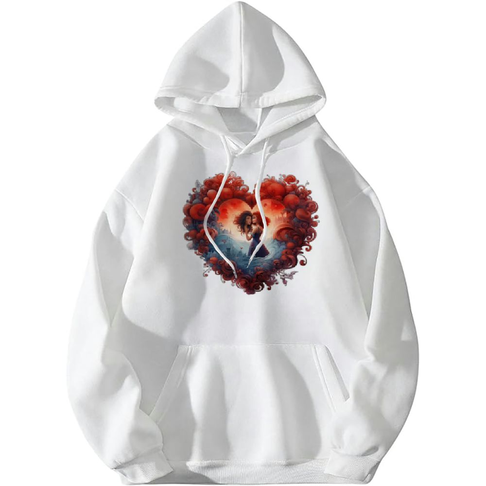 FLORID Lover Rick and Morty Hoodie with Hooded Pocket White - Walmart.com