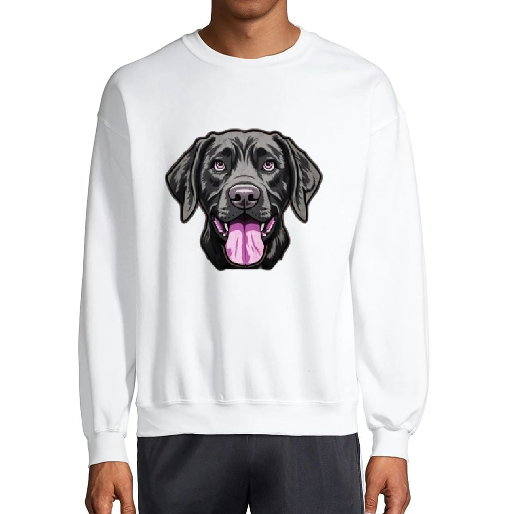FLORID Men's Gift Hippo Sweatshirt Labrador Retriever Lover Black Lab ...