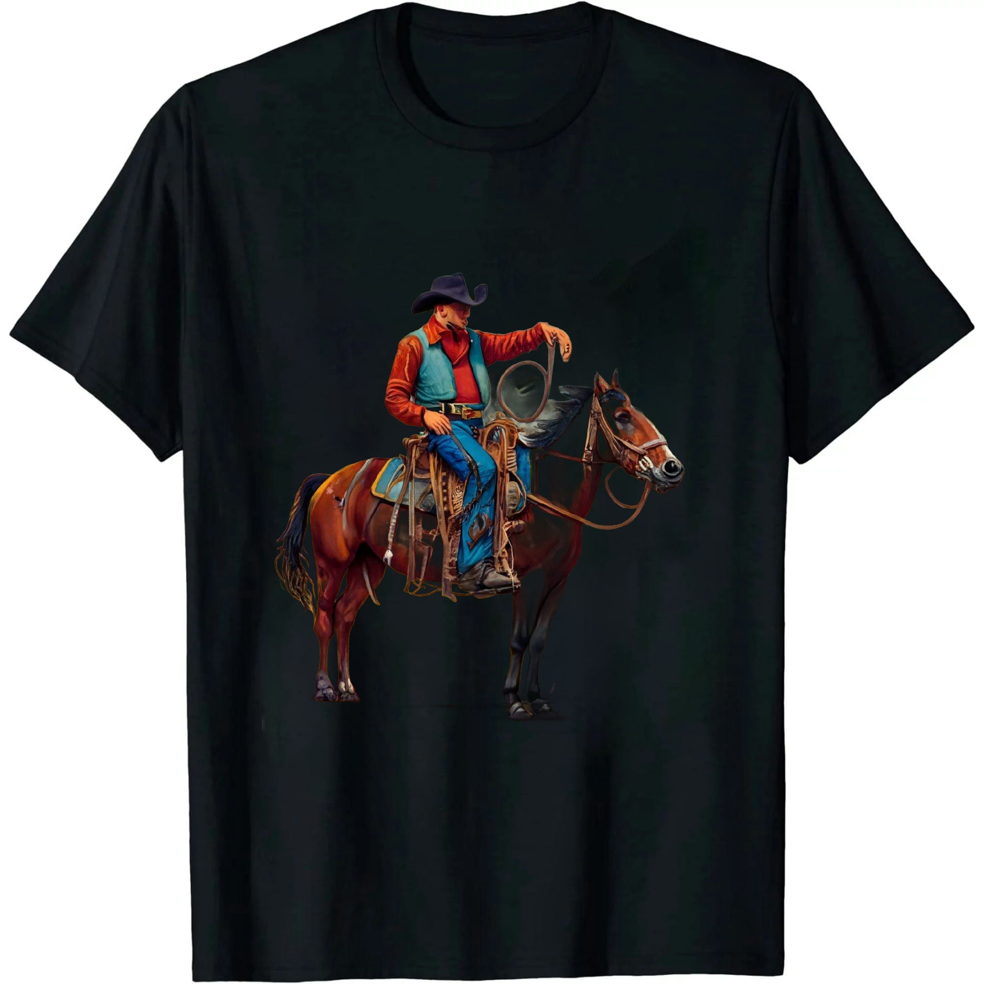 FLORID Mens Western T-Shirt Country Music Cowboy Shirts Graphic Cowboy ...