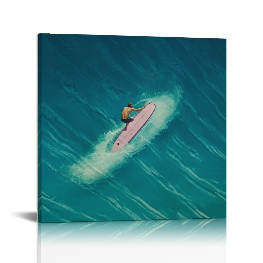 FLORID Retro Coastal Life Newspaper Poster Vintage Beach Canvas Wall ...