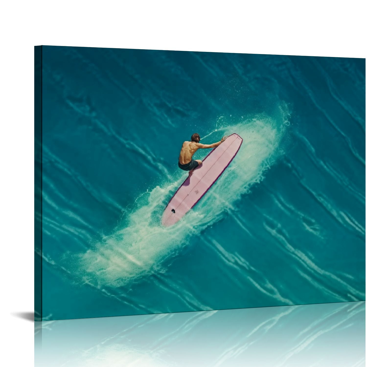 FLORID Retro Coastal Life Newspaper Poster Vintage Beach Canvas Wall ...