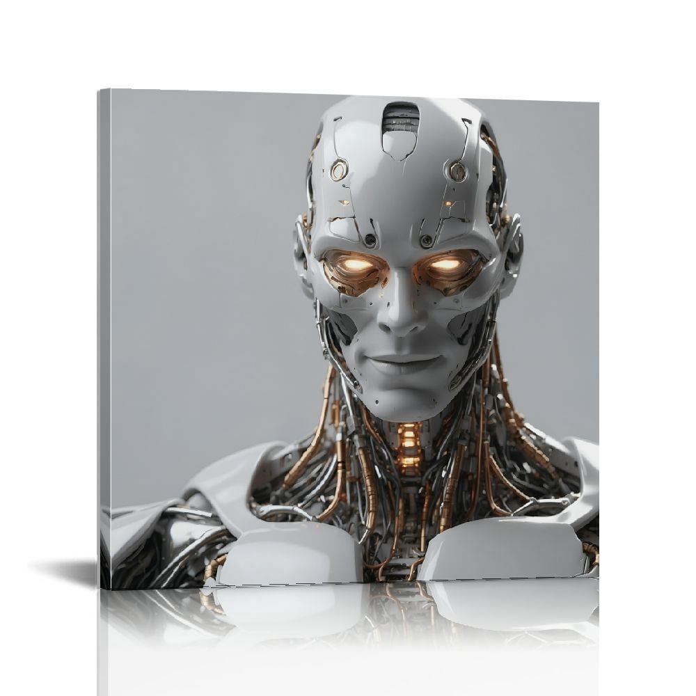 FLORID Robot Artwork Paintings Print on Canvas Wall Art for Home Walls ...