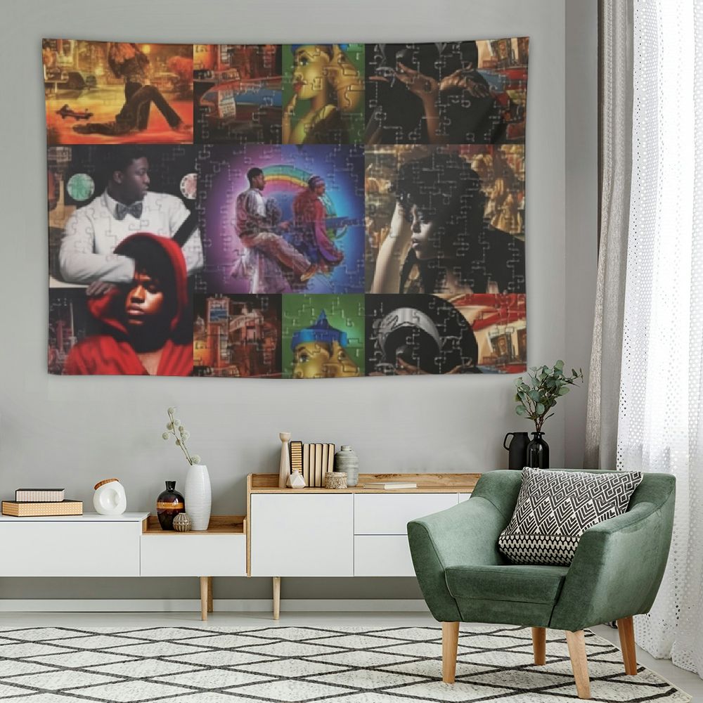 FLORID Rods Tapestry Rapper Wave Tapestry Wall Hanging Backdrop Wall ...