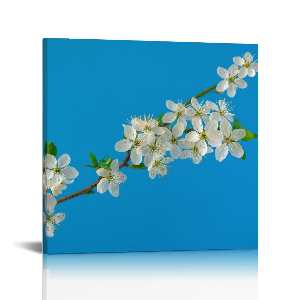 FLORID Sakura Graffiti Cow Wall Art For Living Room, Banksy Style Wall ...