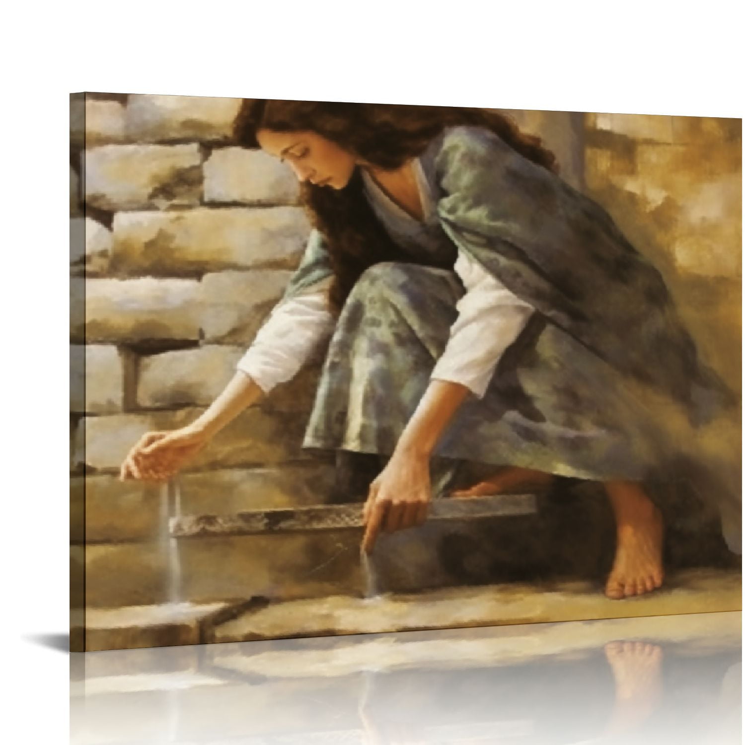 FLORID Touching the Hem of Jesus' Garment Painting - Jesus Picture ...
