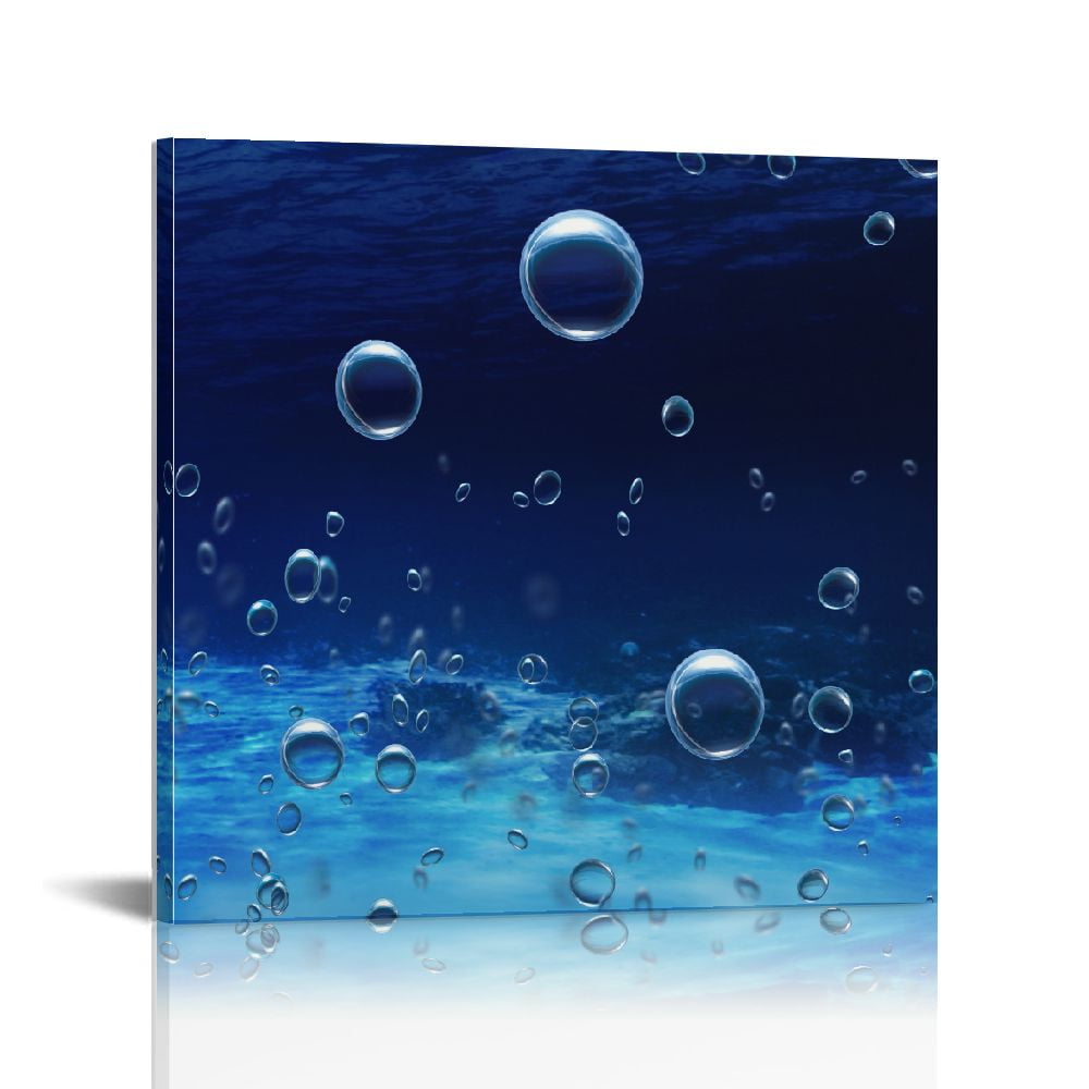 FLORID Wall Art Bubbles Decor Canvas Print Picture Artwork for Bedroom ...