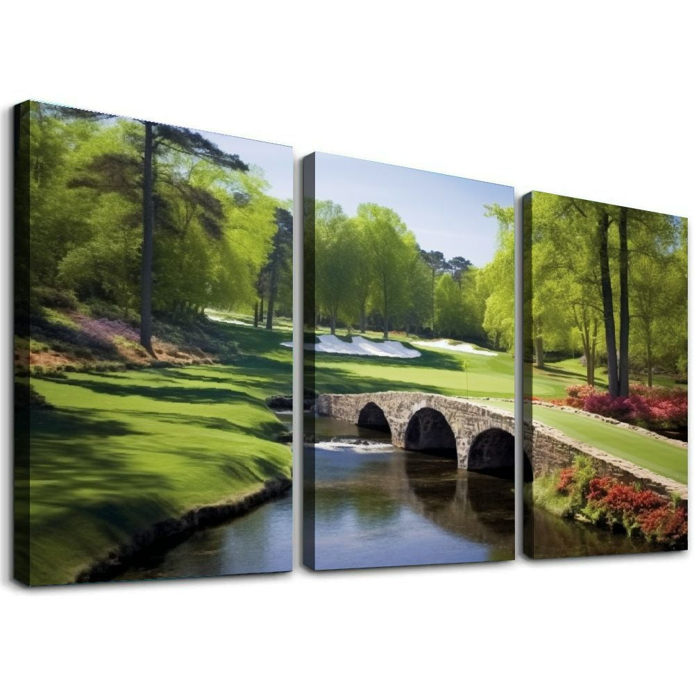 FLORID Wall Art Canvas Golf Landscape Artwork Canvas Painting for ...