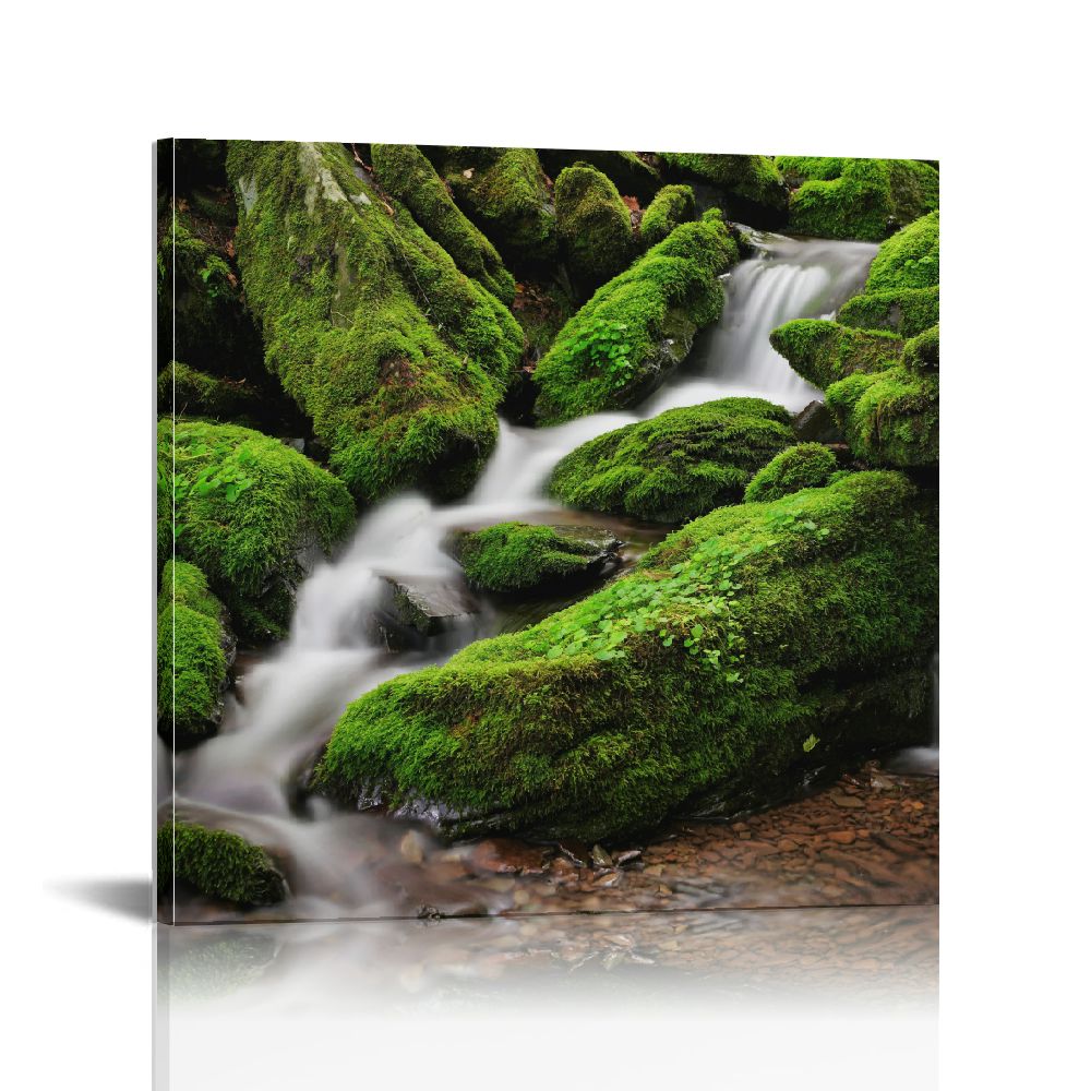 FLORID Wall Art Printed 16x16in Creek Wall Art For Living Room, Banksy ...