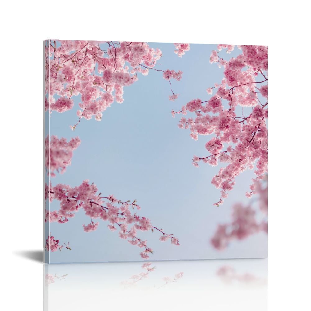 FLORID Wall Art Printed 16x16in Sakura Wall Art For Living Room, Banksy ...