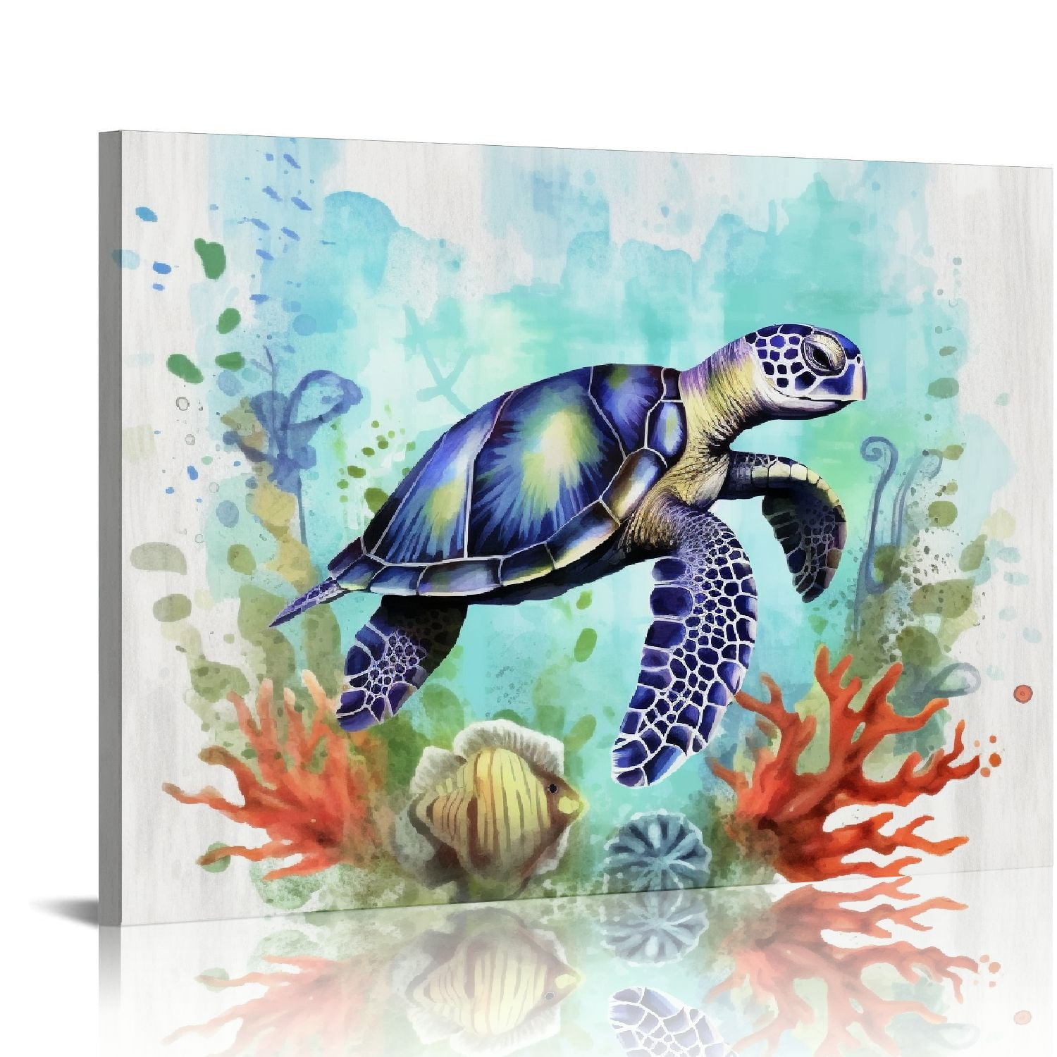 FLORID Wall Art Printed 20x16 in / 16x12 in Canvas Wall Art Bathroom ...