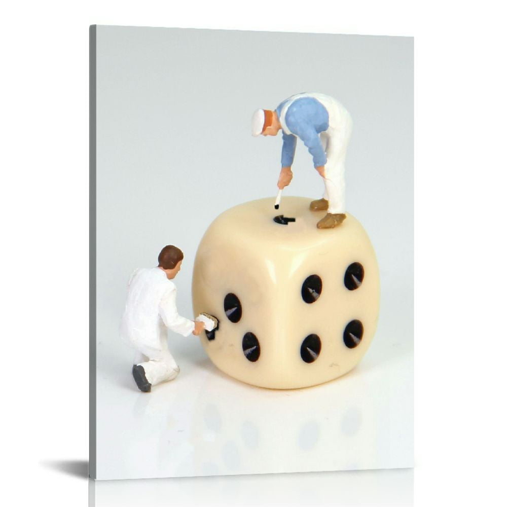 FLORID Wall Art Printed Paint The Dice Artwork Paintings Print on ...