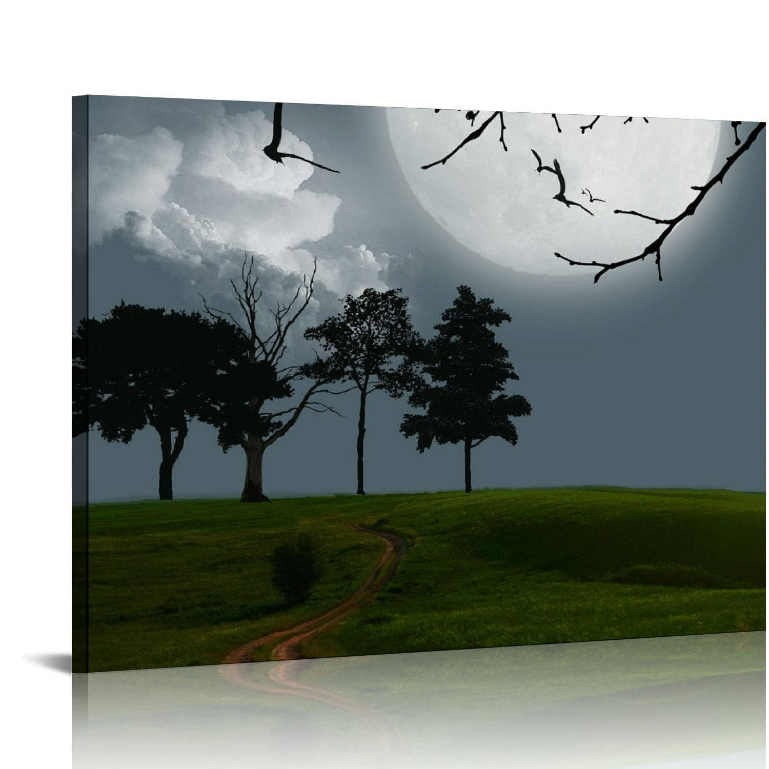 FLORID Wall Art Wilderness Crow Artwork Paintings Print on Canvas 20x16 ...