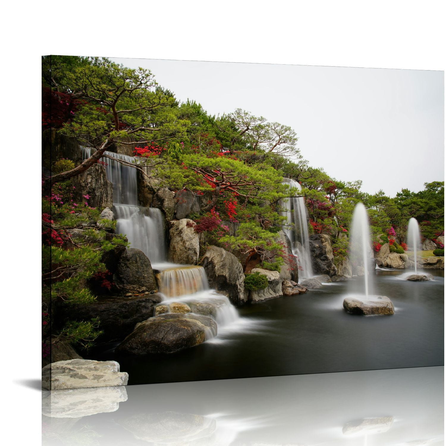 FLORID Waterfall Artwork Paintings Print on Canvas Wall Art for Home ...