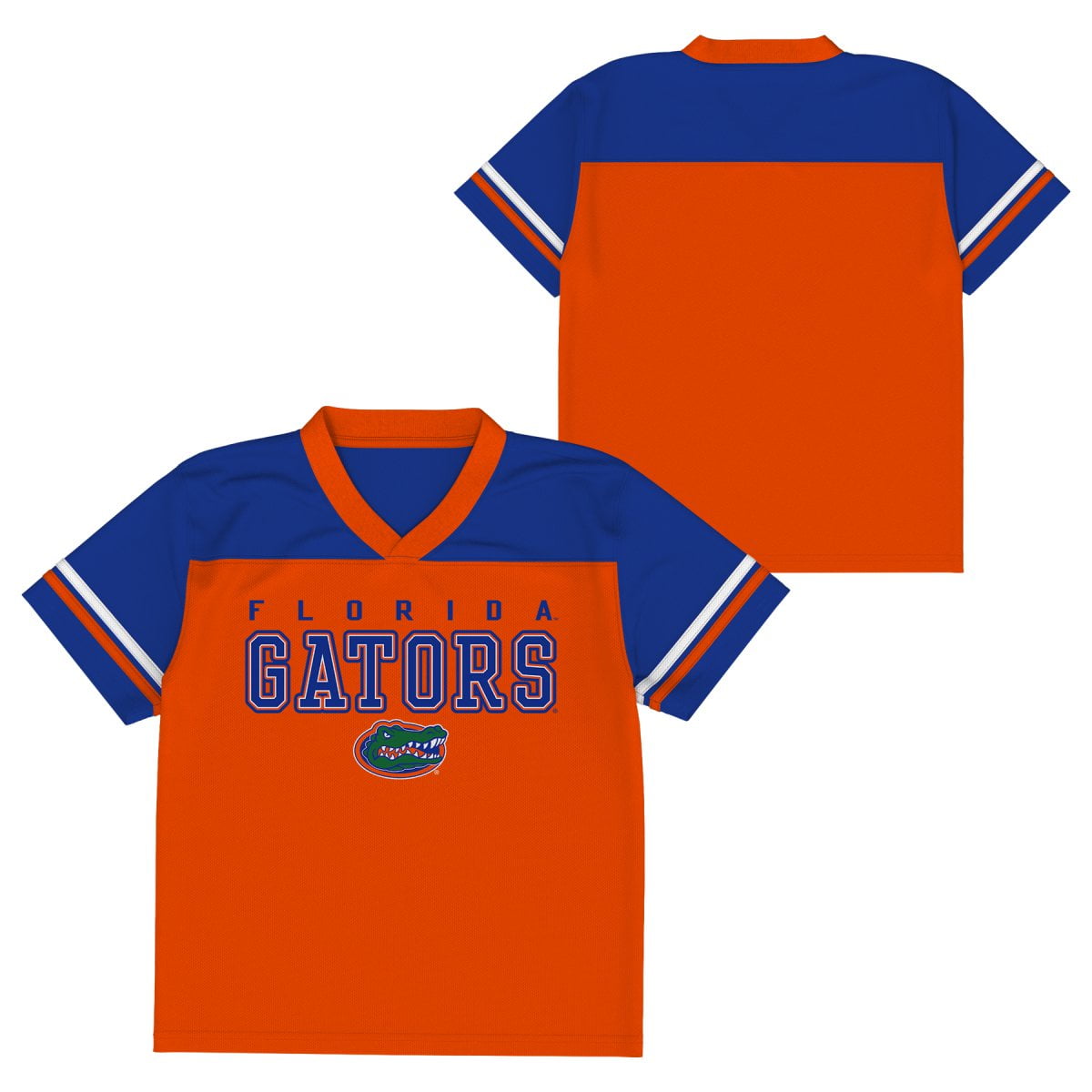 FLORIDA GATORS Boys Tm1&2 Color Synthetic SS TEE Soccer Vee - Walmart.com