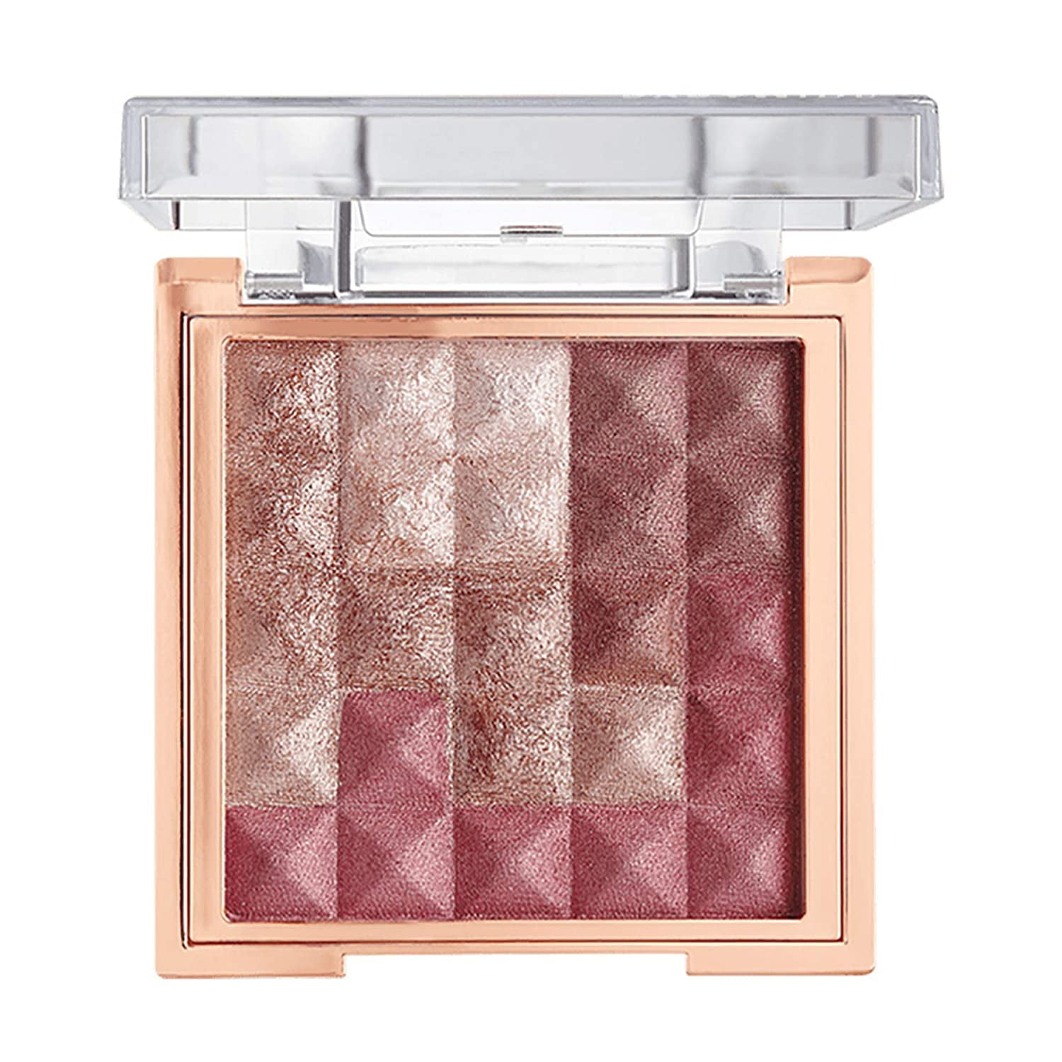 FLOWER BEAUTY Pyramids Blush and Highlighter Cheek Color- Rose Glow, 0. ...