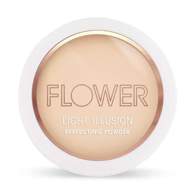 FLOWER Beauty Light Illusion Pressed Perfecting Powder - Beige ...