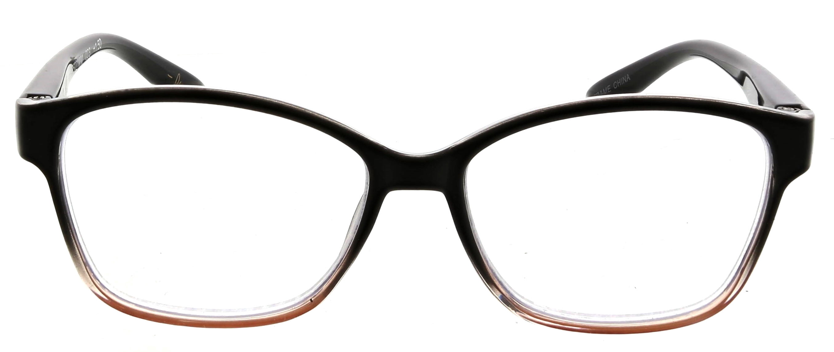 FLOWER Women's Blue Light Glasses, Shiny Black, FLBR5021 Lilac, Slim ...
