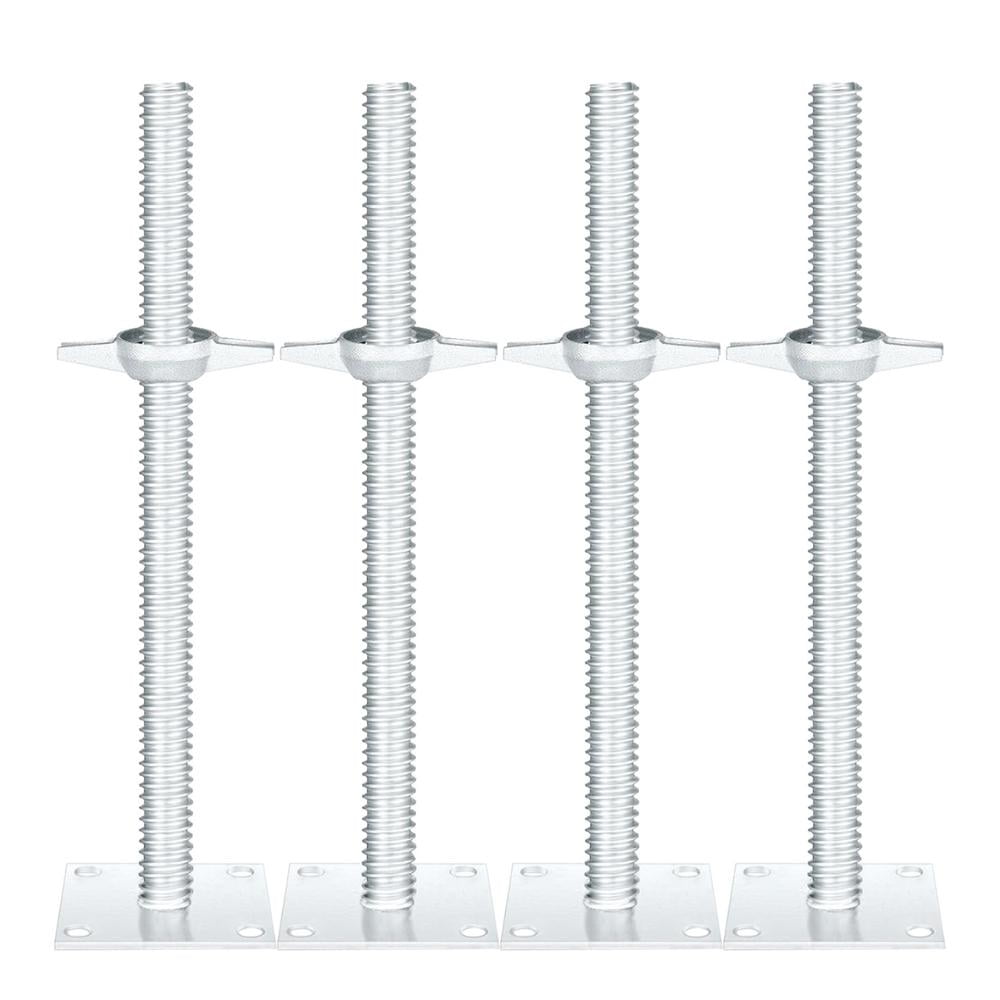 FLROHA 4 Pack Screw Jacks Home Leveling 4 Pieces Adjustable Leveling ...