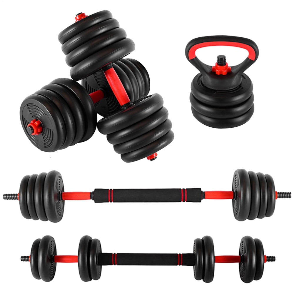 FLROHA Adjustable Dumbbells Set 44 LB Pair, Adjustable Weights by ...