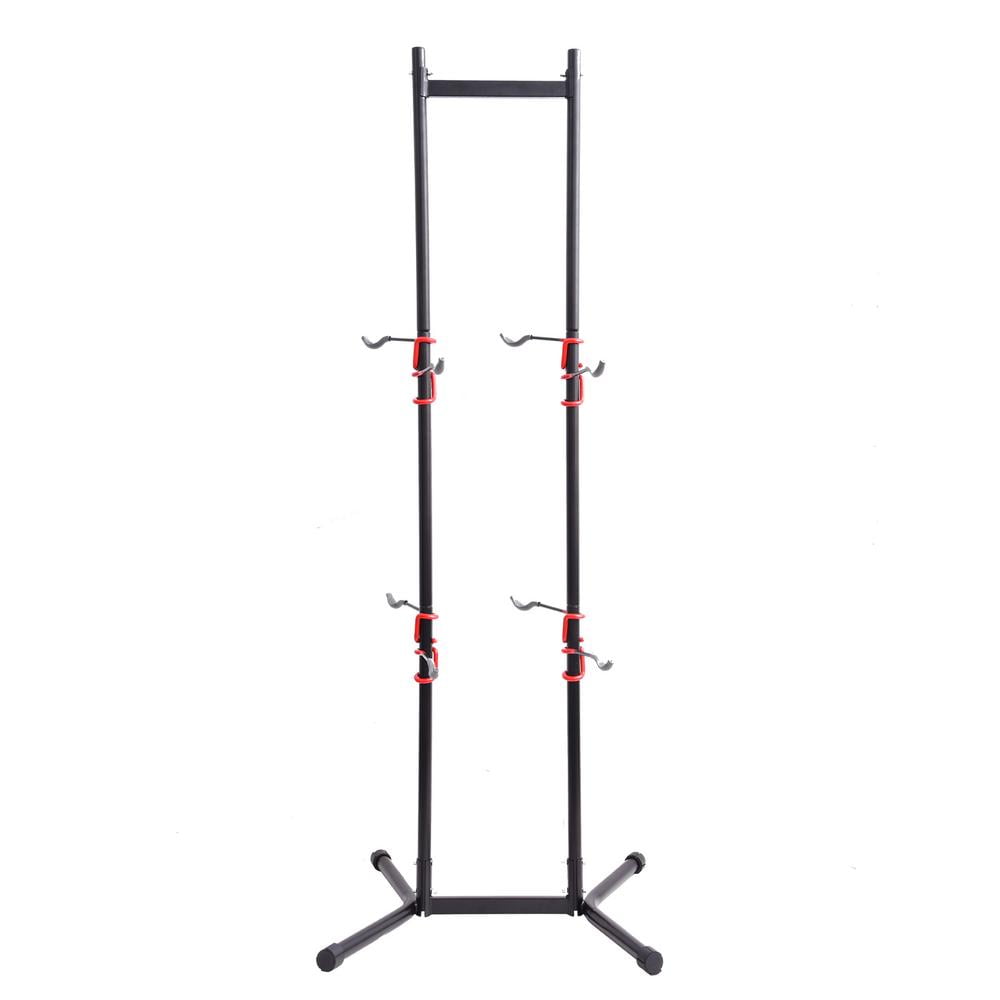 FLROHA Freestanding Biking Stand Alloy Steel Cycling Organizer Garage ...