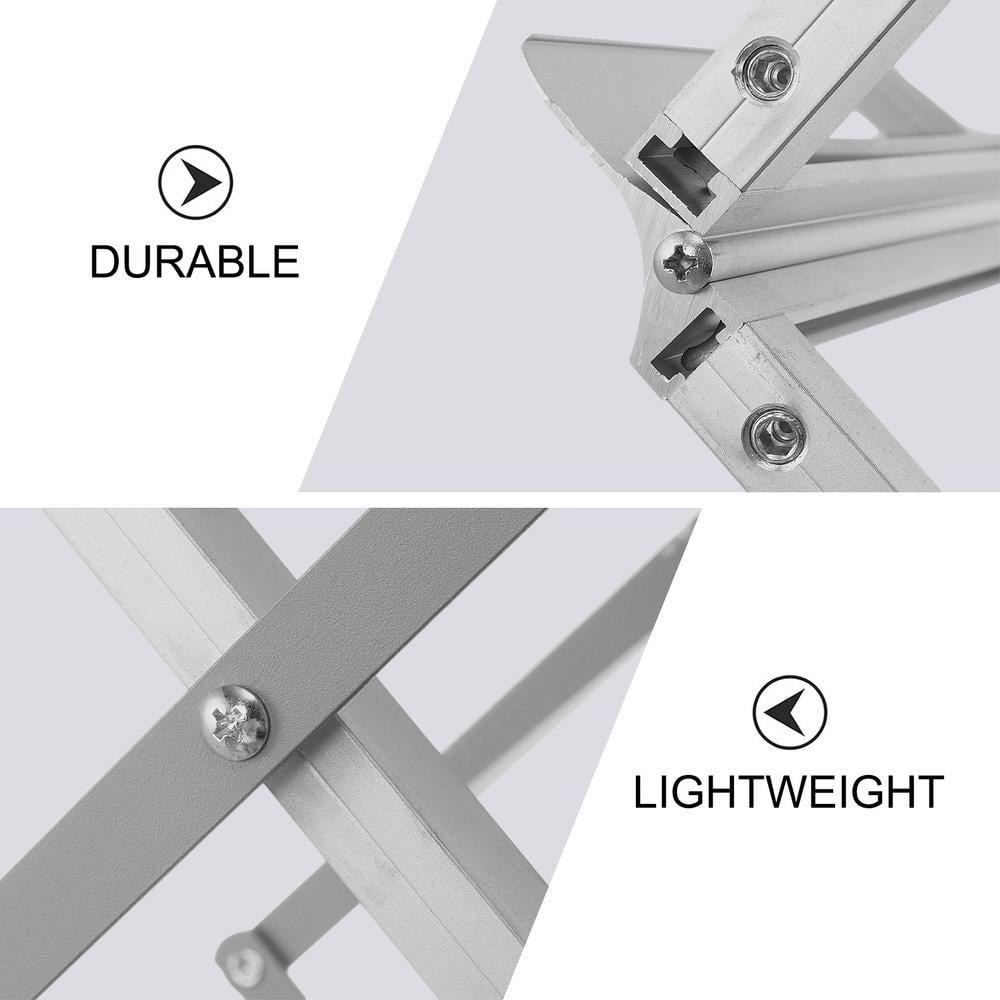 FLROHA Literature Display Floor Stand Foldable Aluminum Brochure ...