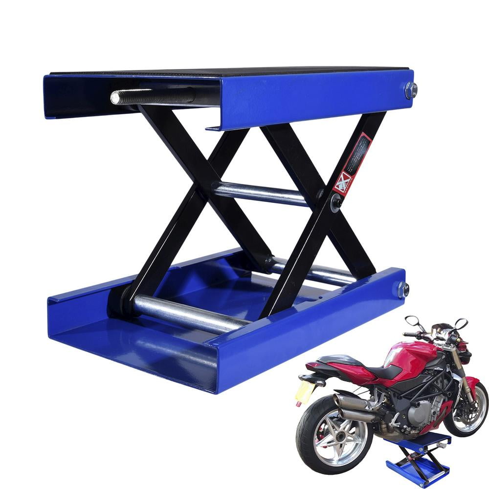 FLROHA Motorcycle Jack Motorcycle Lift Scissor Jack Center Stand Steel ...