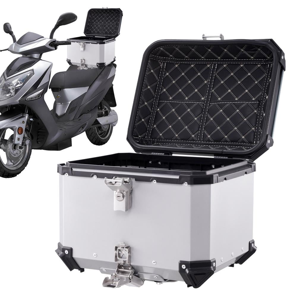 FLROHA Motorcycle Top Case 45L Motorcycle Box Motorcycle Trunk ...