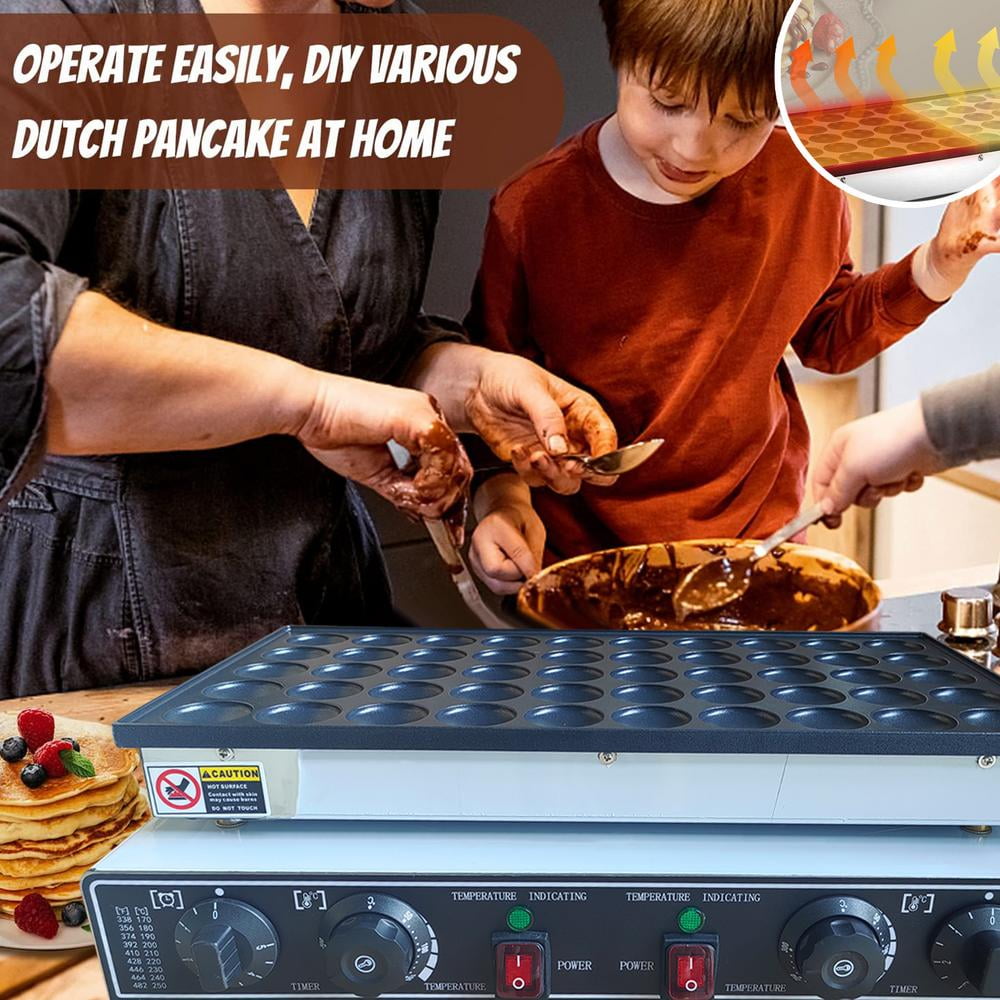 FLROHA Muffin Maker Machine Timer Fast Heating Muffin Machine ...