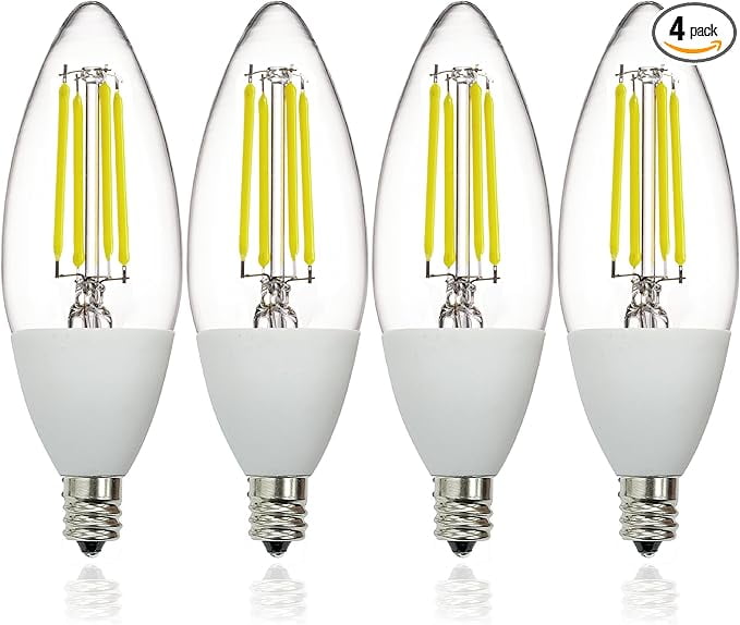 FLSNT Dusk to Dawn Outdoor Sensor LED Edison Bulbs, 4W (40W Eqv ...