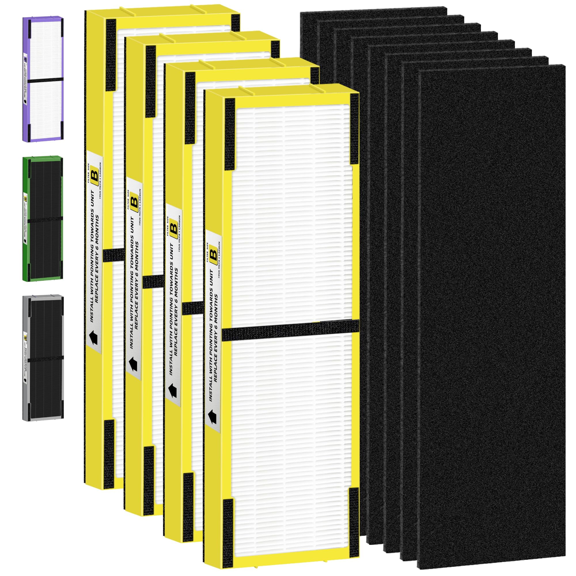 FLT4825 HEPA Filter B Replacement Compatible with G-Guardian Air ...