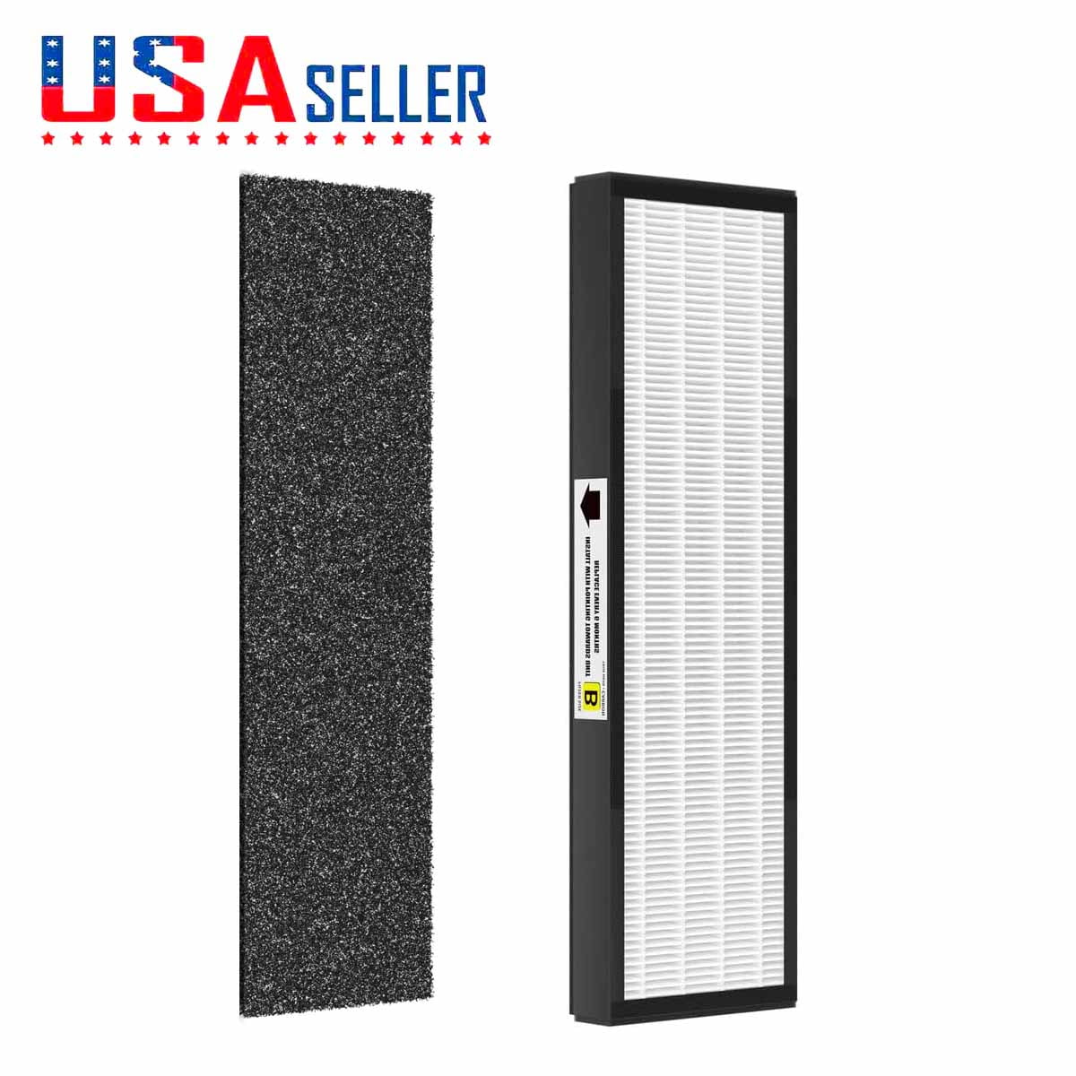 HEPA Replacement FLT4825 Air Filter B for GermGuardian AC4825E AC4850PT ...