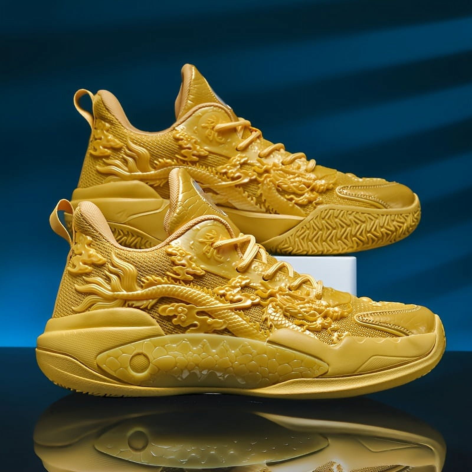 FLTHDD Mens Fashionable High-Tech Luminous Solid Color Basketball ...