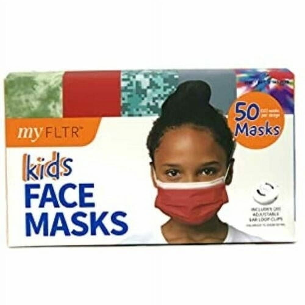 FLTR Kids General Use Face Mask, 50 Masks HSA/FSA Eligible - Walmart.com