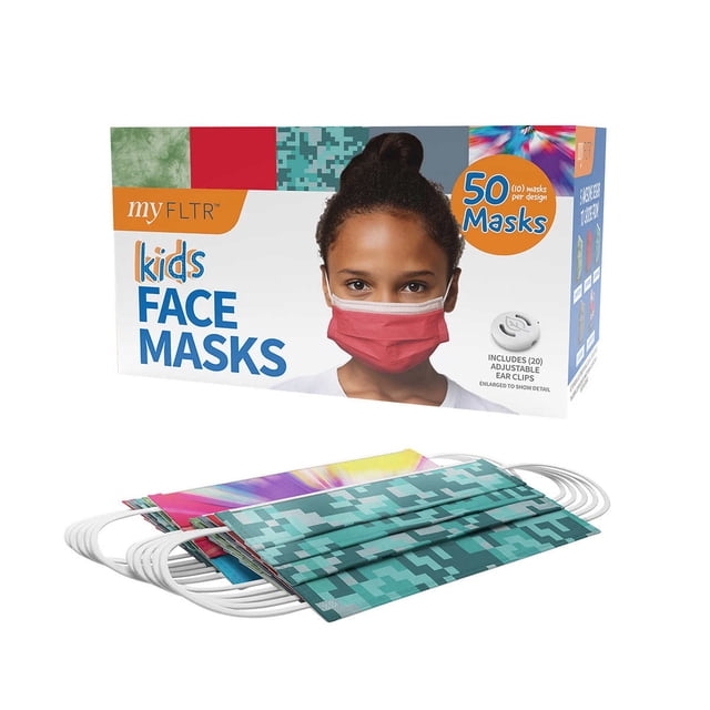 FLTR Kids General Use Face Mask, 50 Masks - Walmart.com