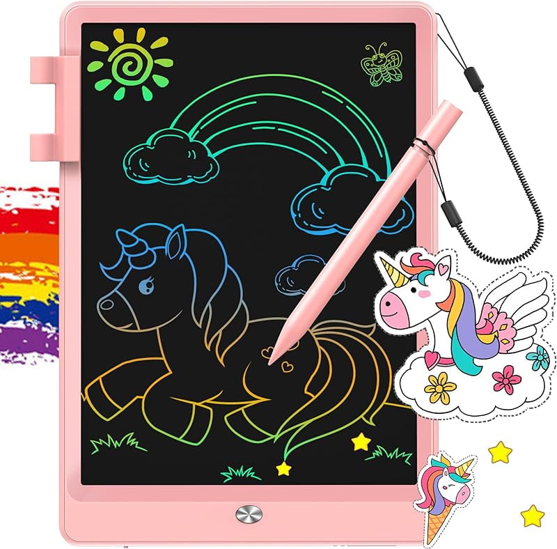 FLUESTON LCD Writing Tablet, Doodle Board Toys Gifts for 3-8 Year Old ...