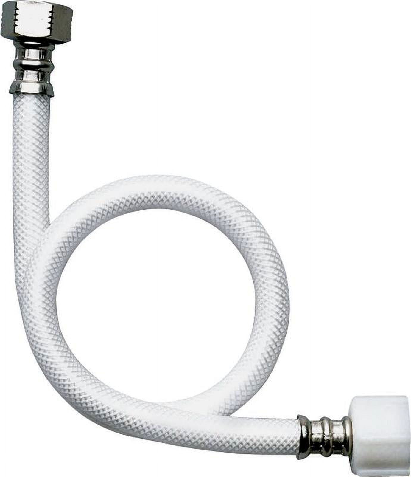 FLUIDMASTER B1TV09 Toilet Connector, 5/8 in Inlet, Compression Inlet, 3 ...